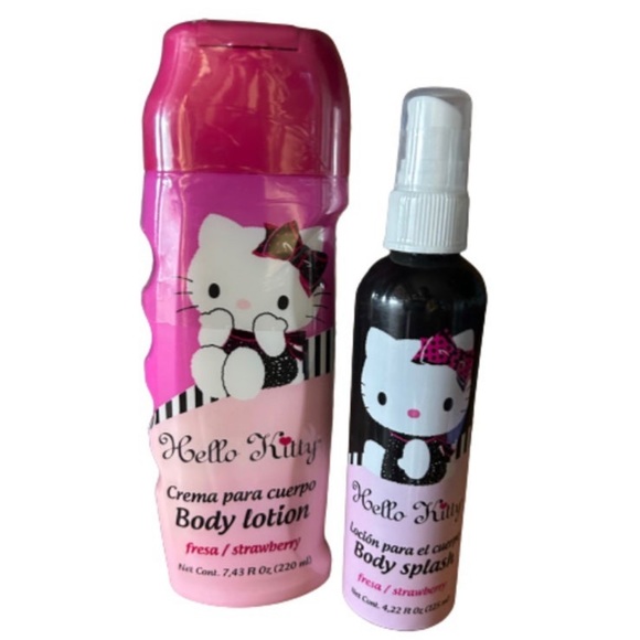 Hello Kitty | Other | Sealed Hello Kitty Body Splash Body Lotion Set ...